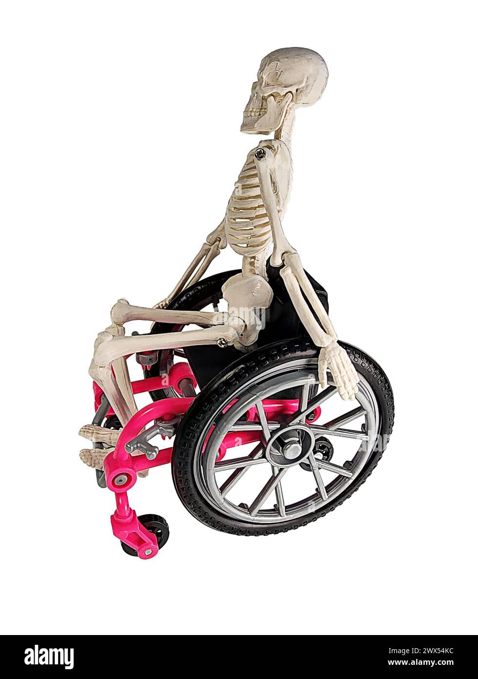 Skeleton in wheelchair hi-res stock photography and images - Alamy