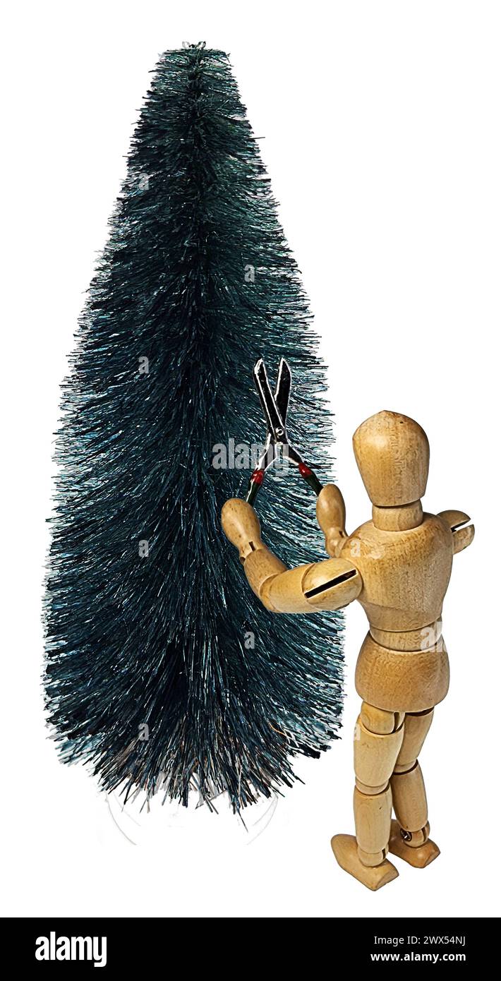 Trimming tree Cut Out Stock Images & Pictures - Alamy