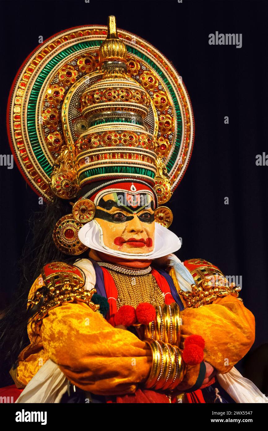 Kathakali dance. Bhava Bhavanam Festival. September 2009. Chenna Stock ...