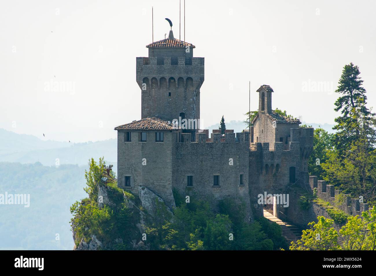 Cesta Second Tower - San Marino Stock Photo - Alamy