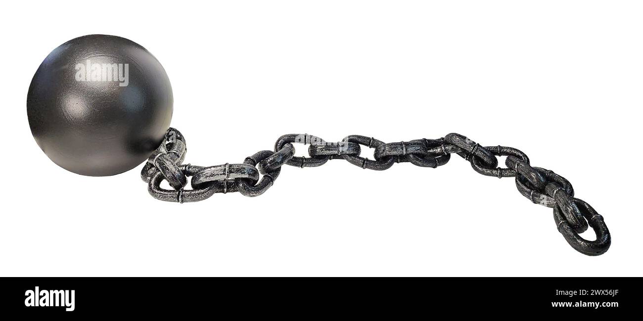 Woman prisoner chain ball hi-res stock photography and images - Alamy