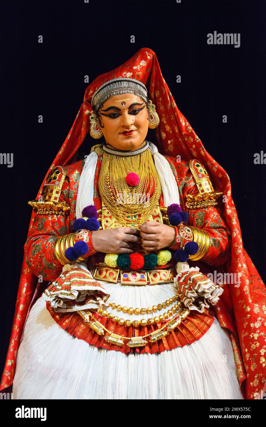 Kathakali dance. Bhava Bhavanam Festival. September 2009. Chenna Stock ...