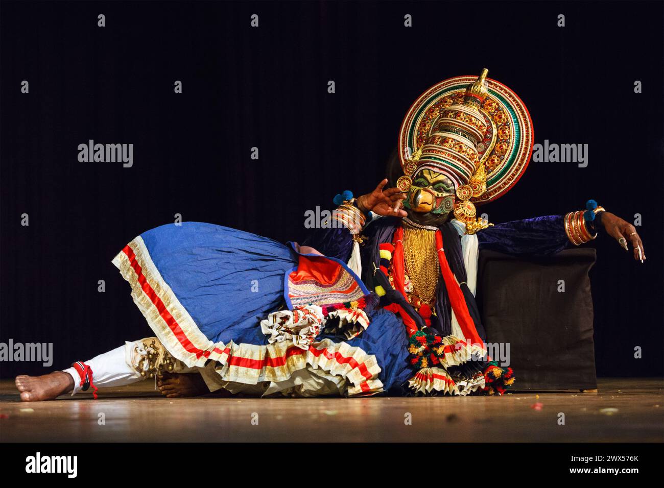Kathakali dance. Bhava Bhavanam Festival. September 2009. Chenna Stock ...