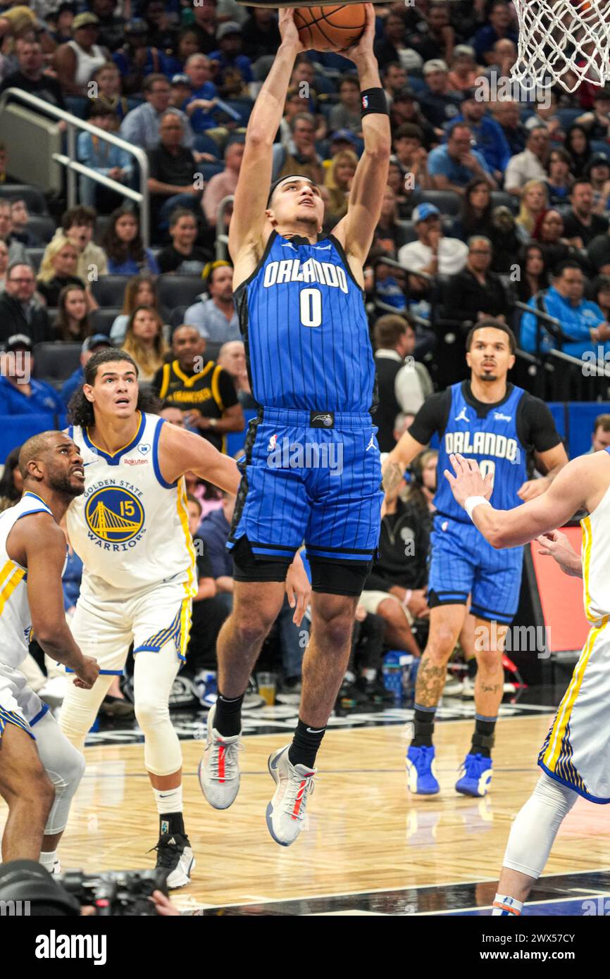 Orlando, Florida, USA, March 27, 2024, Orlando Magic guard Anthony ...