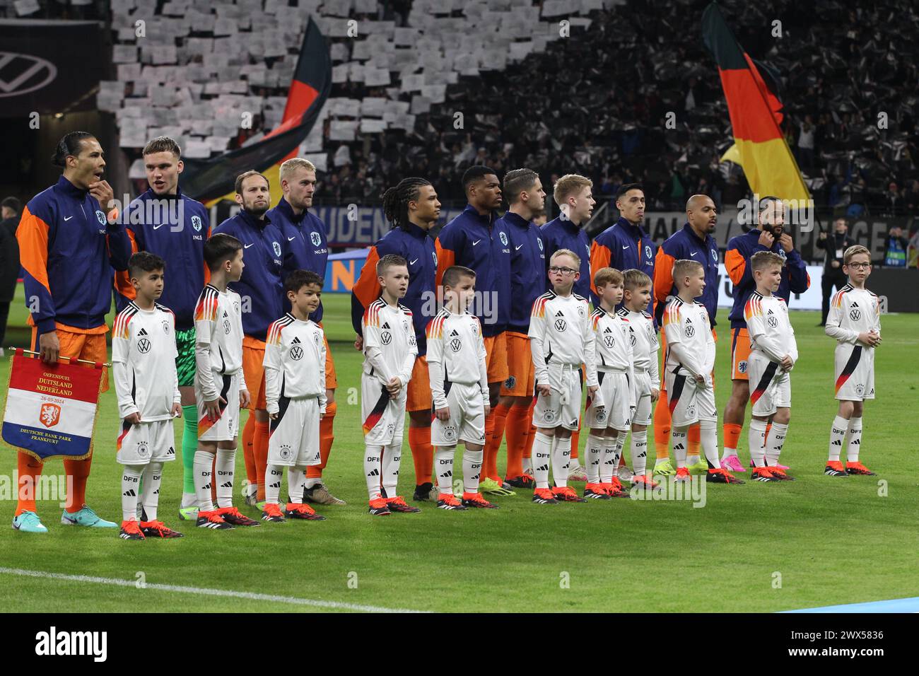 Frankfurt, Germany - 26. MARCH 2024: the team of the Netherlands, #1 ...