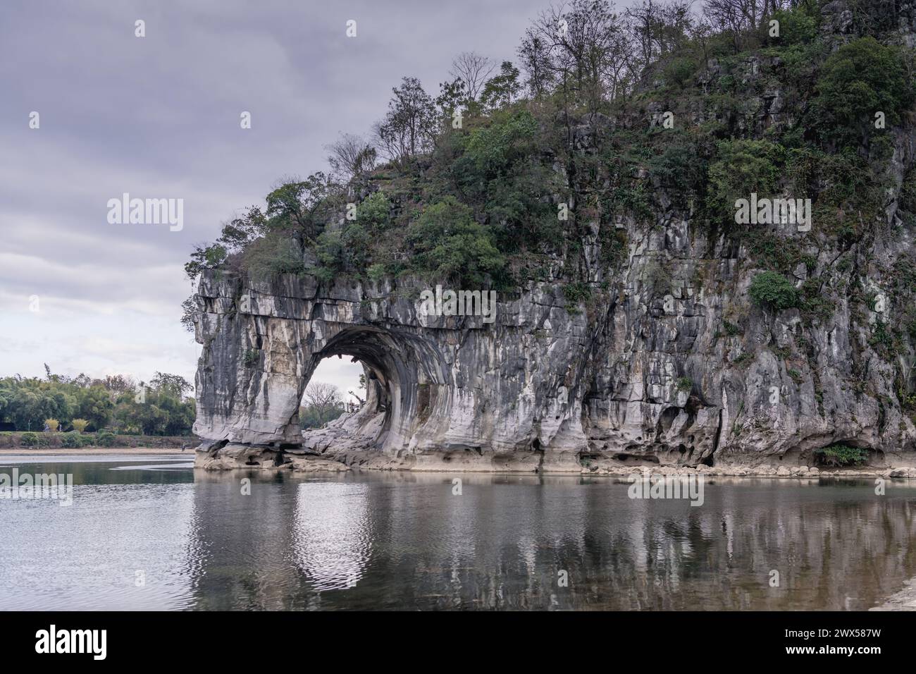 Beautiful elephant in hill scenery hi-res stock photography and images ...