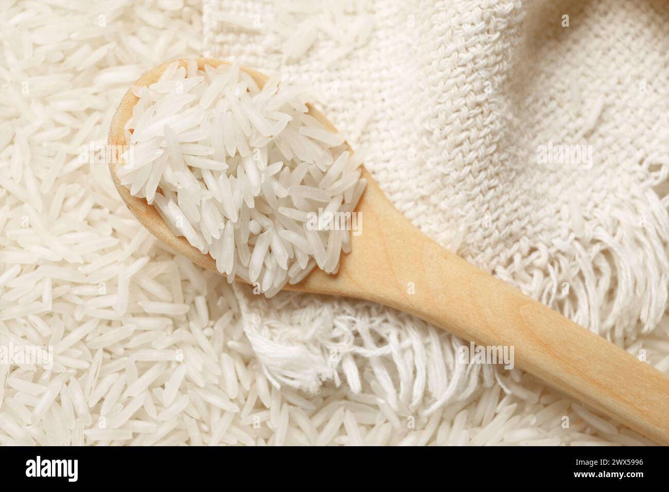 Basmati rice spoon hi-res stock photography and images - Alamy