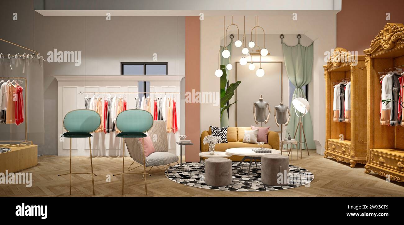 3d render cloth hi-res stock photography and images - Alamy