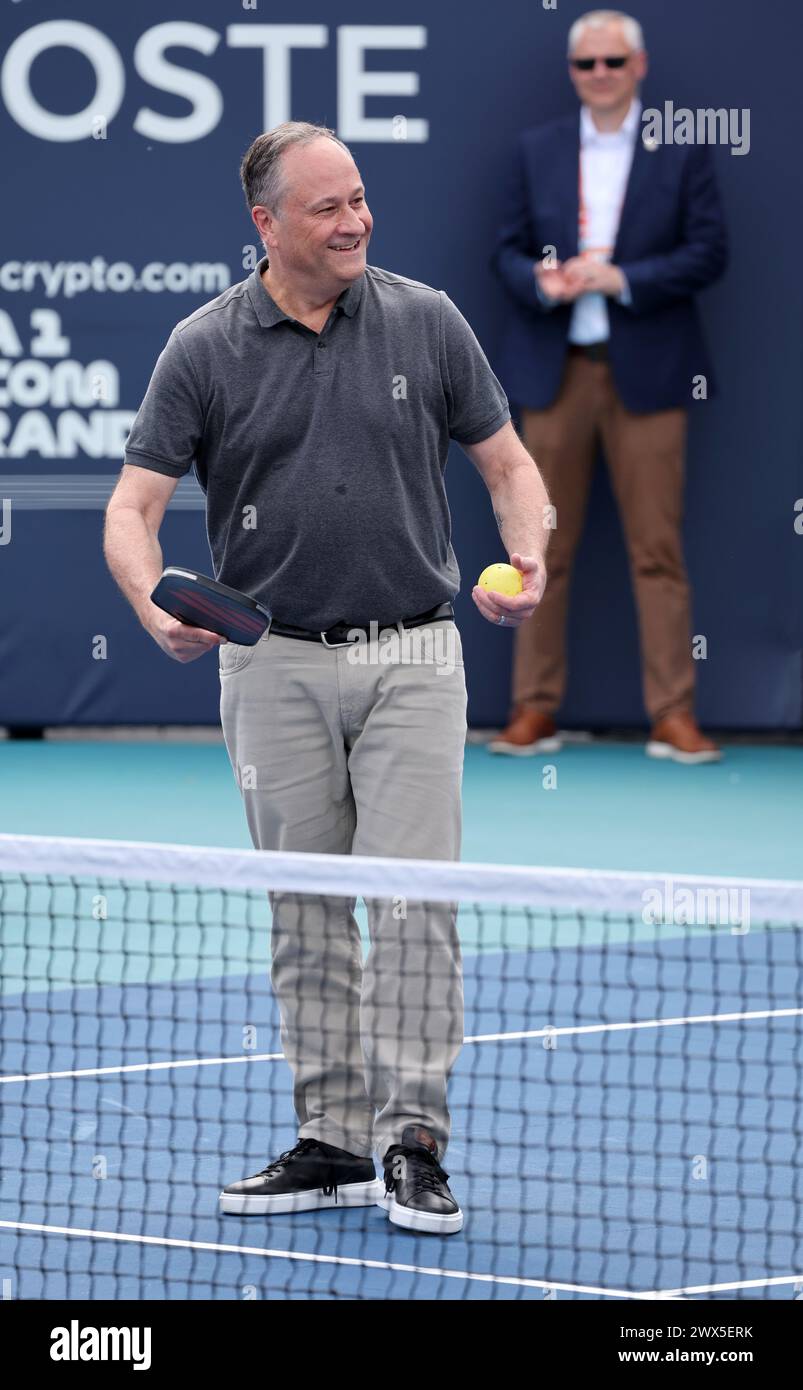 Miami Gardens, Florida, USA. 27th Mar, 2024. Second gentleman Doug ...