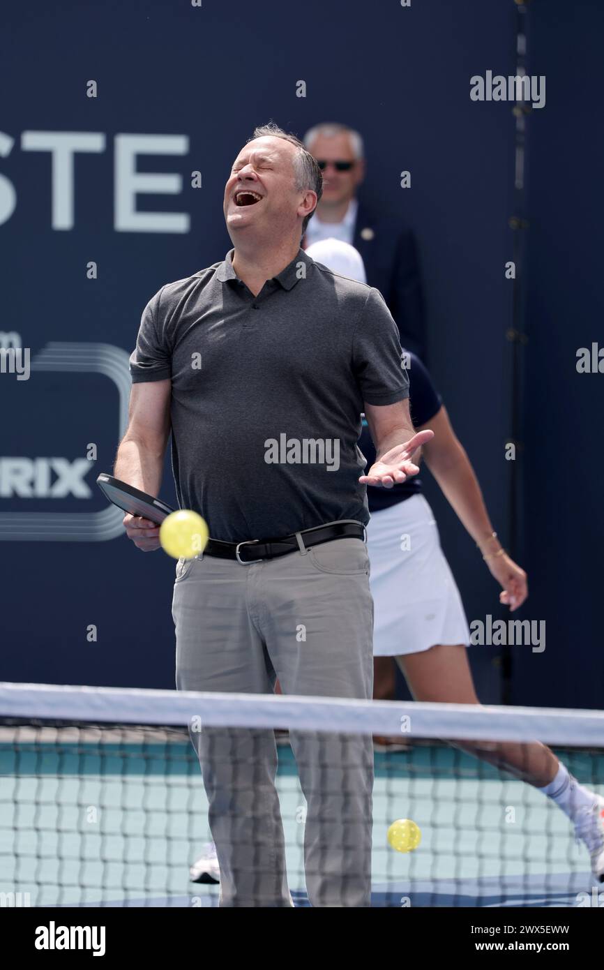 Miami Gardens, Florida, USA. 27th Mar, 2024. Second gentleman Doug ...