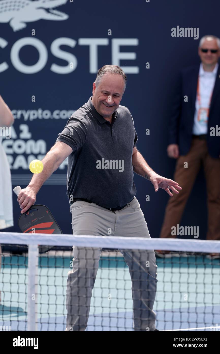Miami Gardens, Florida, USA. 27th Mar, 2024. Second gentleman Doug ...