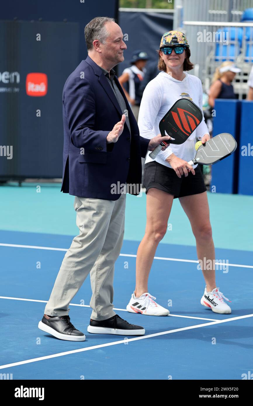 Miami Gardens, Florida, USA. 27th Mar, 2024. Second gentleman Doug ...