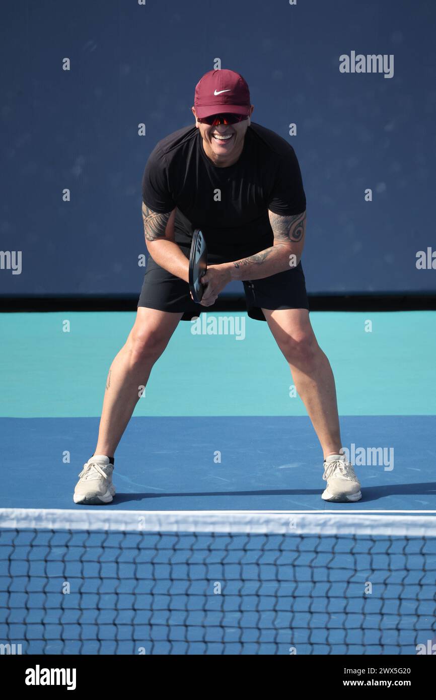 MIAMI GARDENS, FLORIDA - MARCH 27: Elvis Crespo attends the Major ...