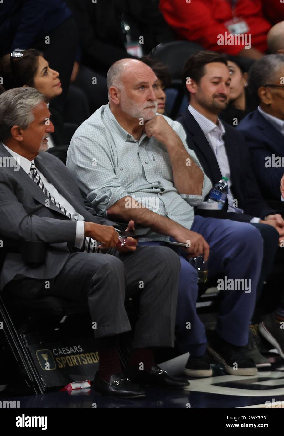 Washington, DC, USA. 27th Mar, 2024. Wizards Owner, Ted Leonsis and ...