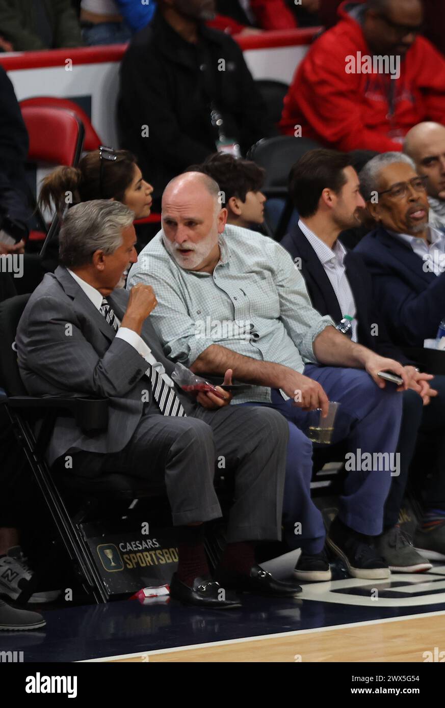 Washington, DC, USA. 27th Mar, 2024. Wizards Owner, Ted Leonsis and ...