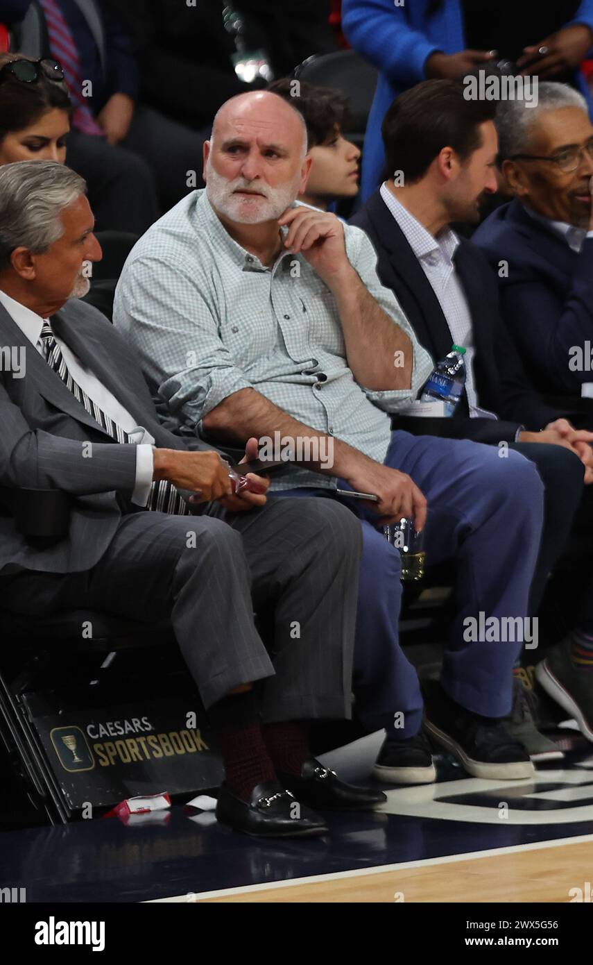 Washington, DC, USA. 27th Mar, 2024. Wizards Owner, Ted Leonsis and ...