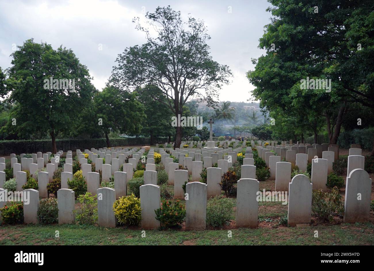 World War 2 Commonwealth war graves in Trincomalee, Sri Lanka Stock ...