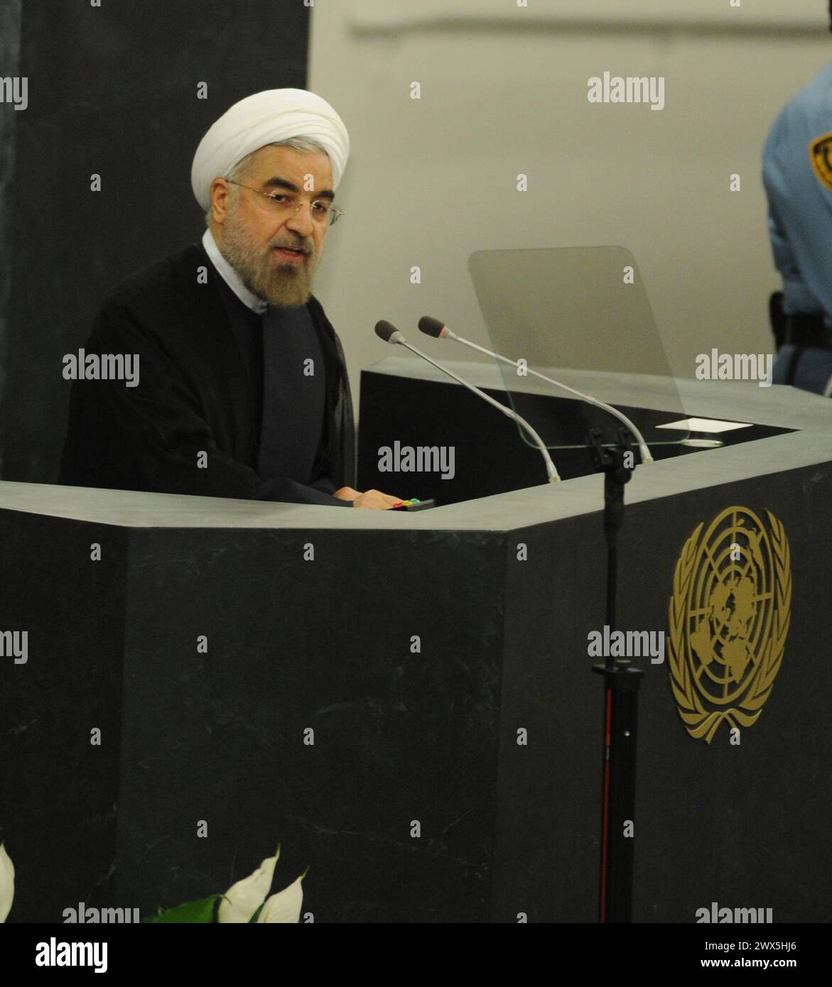 SMG Iranian President Hassan Rouhani NY1 Global Initiative 092513 19 ...