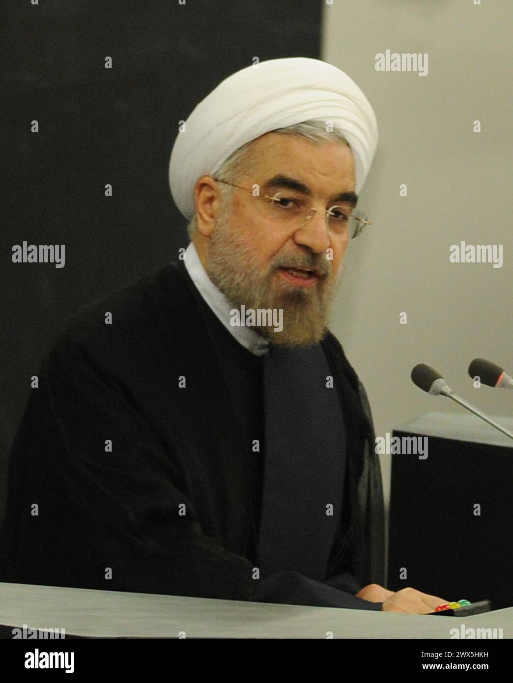 SMG Iranian President Hassan Rouhani NY1 Global Initiative 092513 20 ...