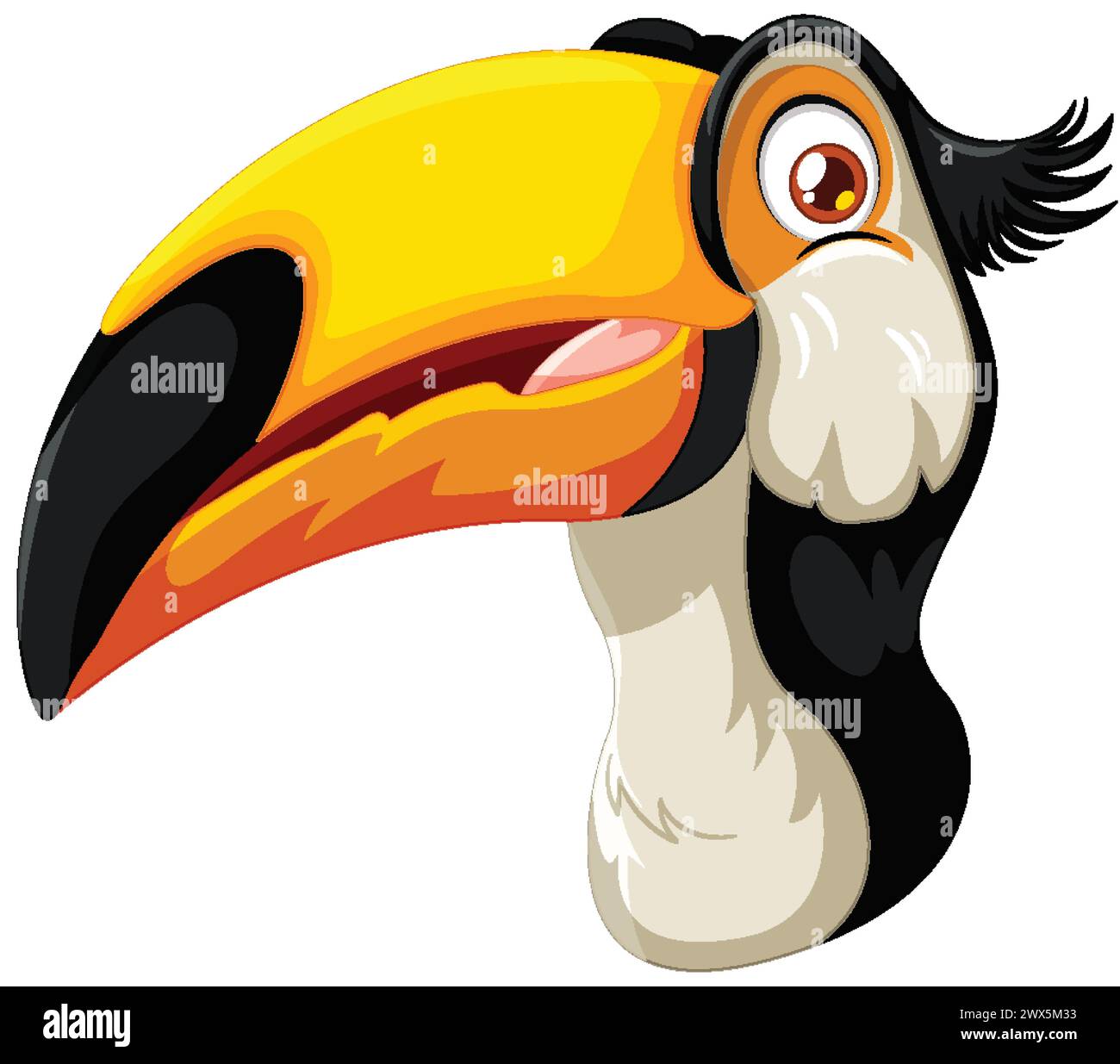 Vibrant vector illustration of a toucan head Stock Vector Image & Art ...