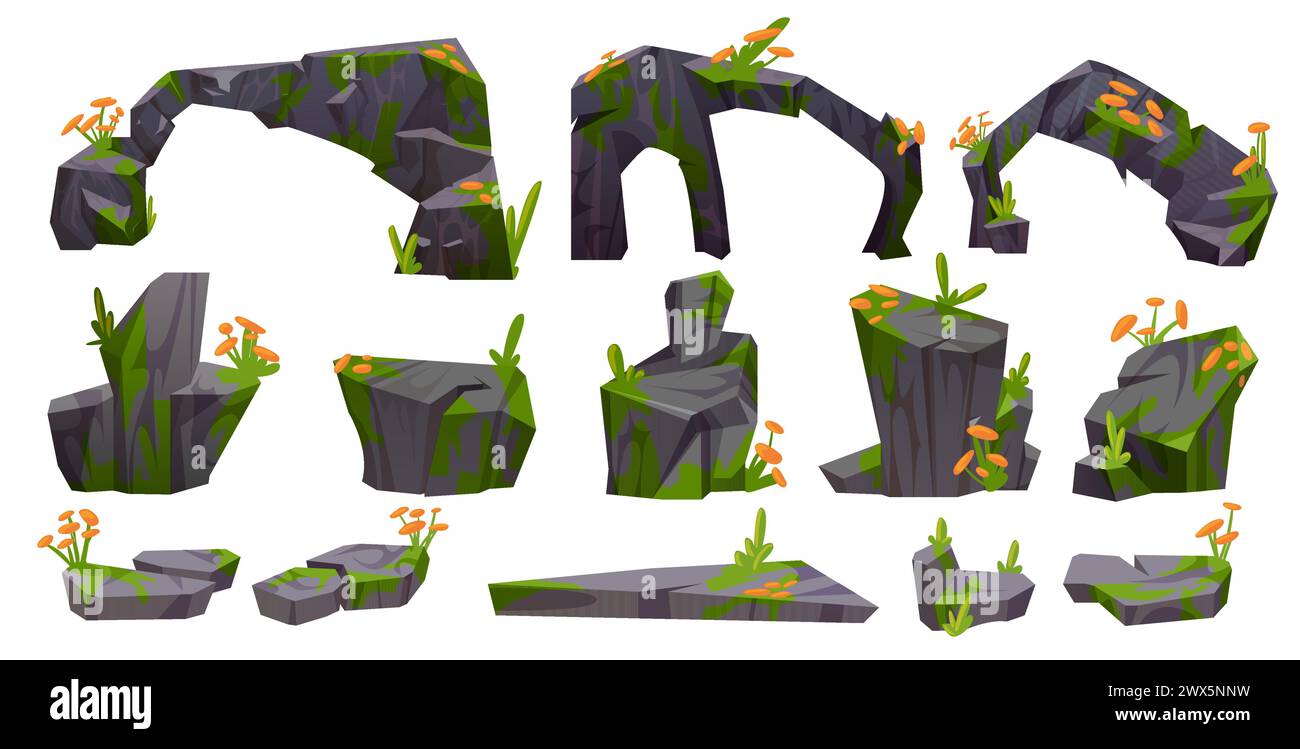 Rocky canyon large boulder Cut Out Stock Images & Pictures - Alamy