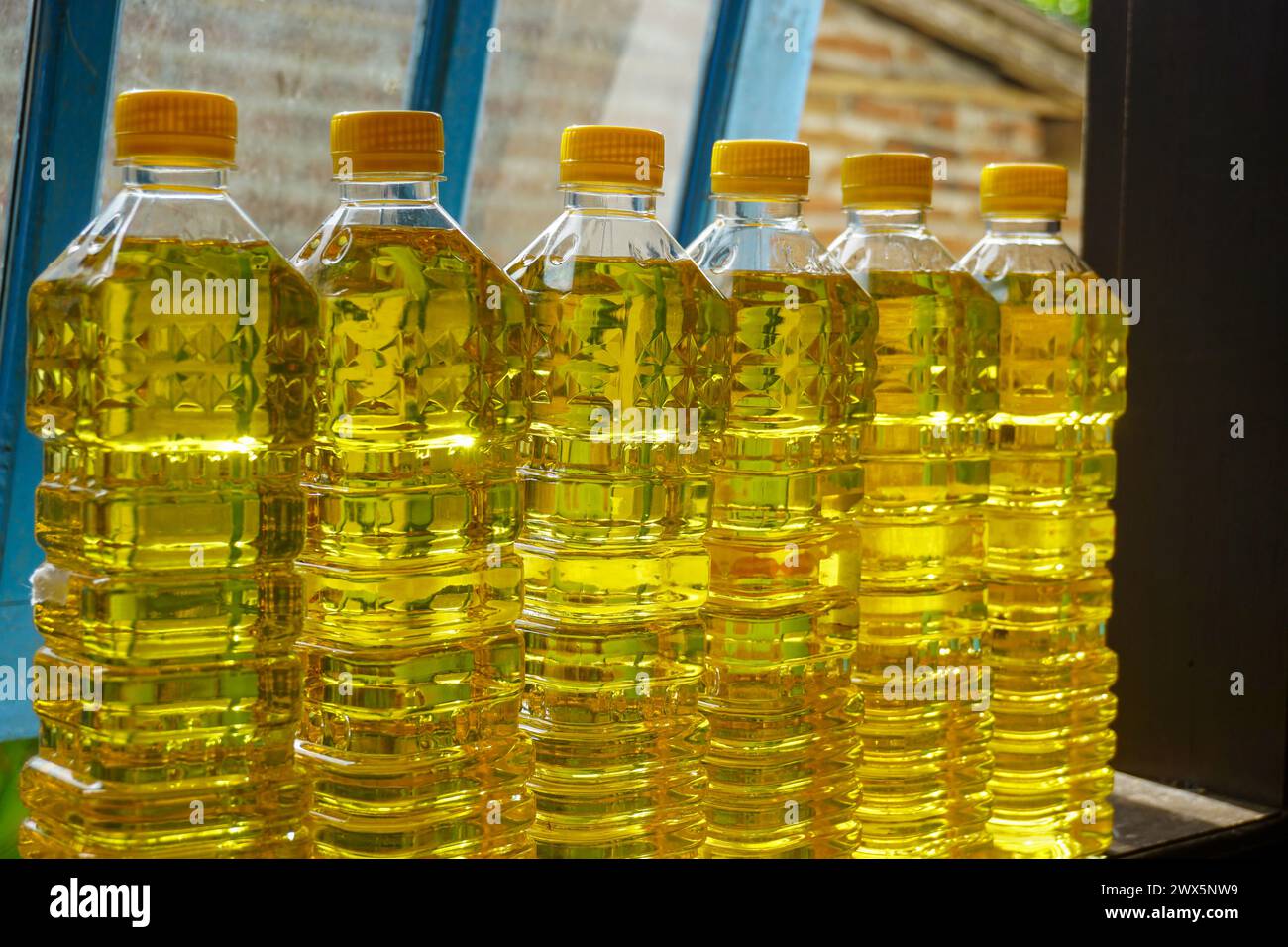 Stock photo of bottled cooking oil Stock Photo - Alamy