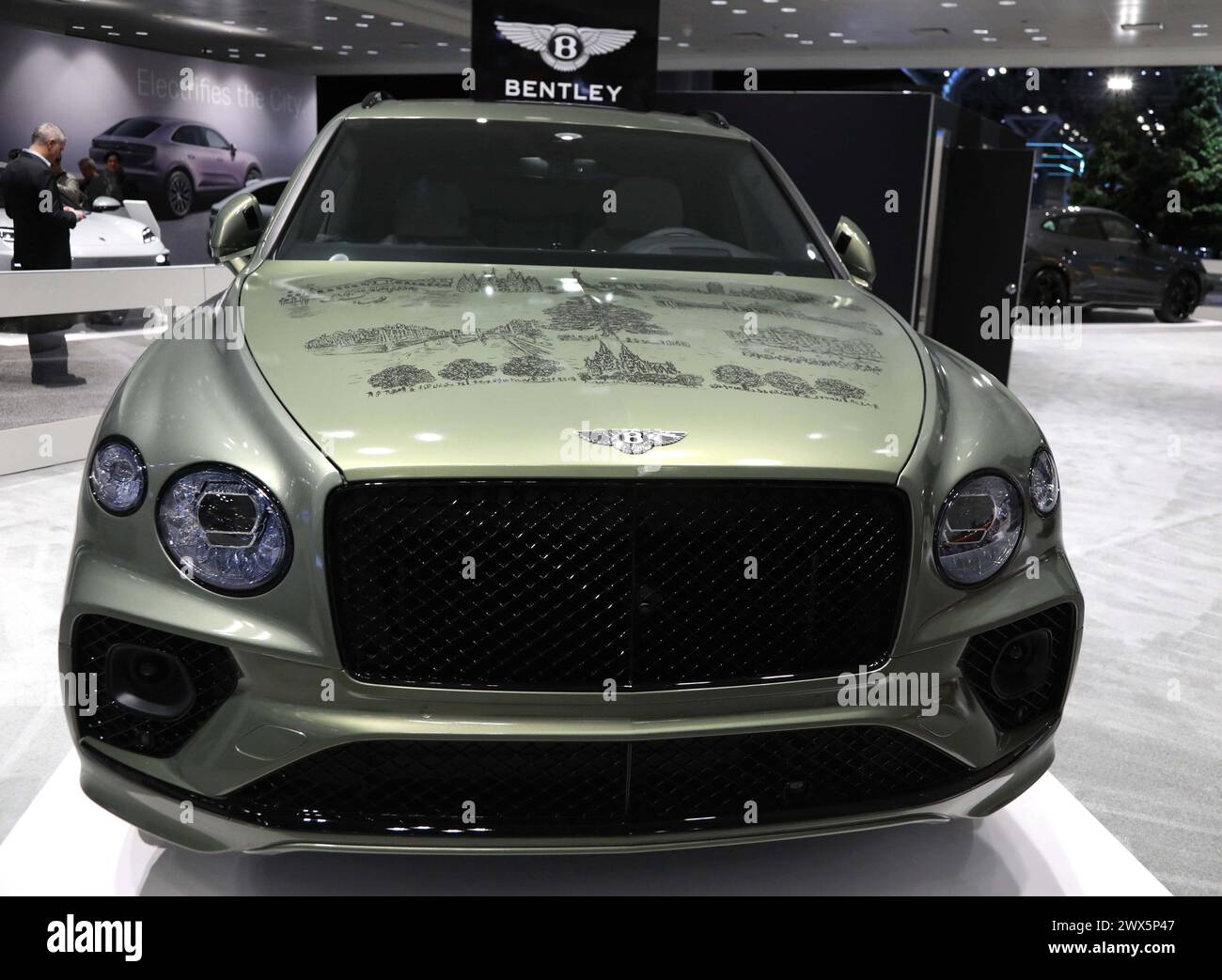 New York, New York, USA. 27th Mar, 2024. BENTLEY ""˜BELONGING BENTAYGA ...