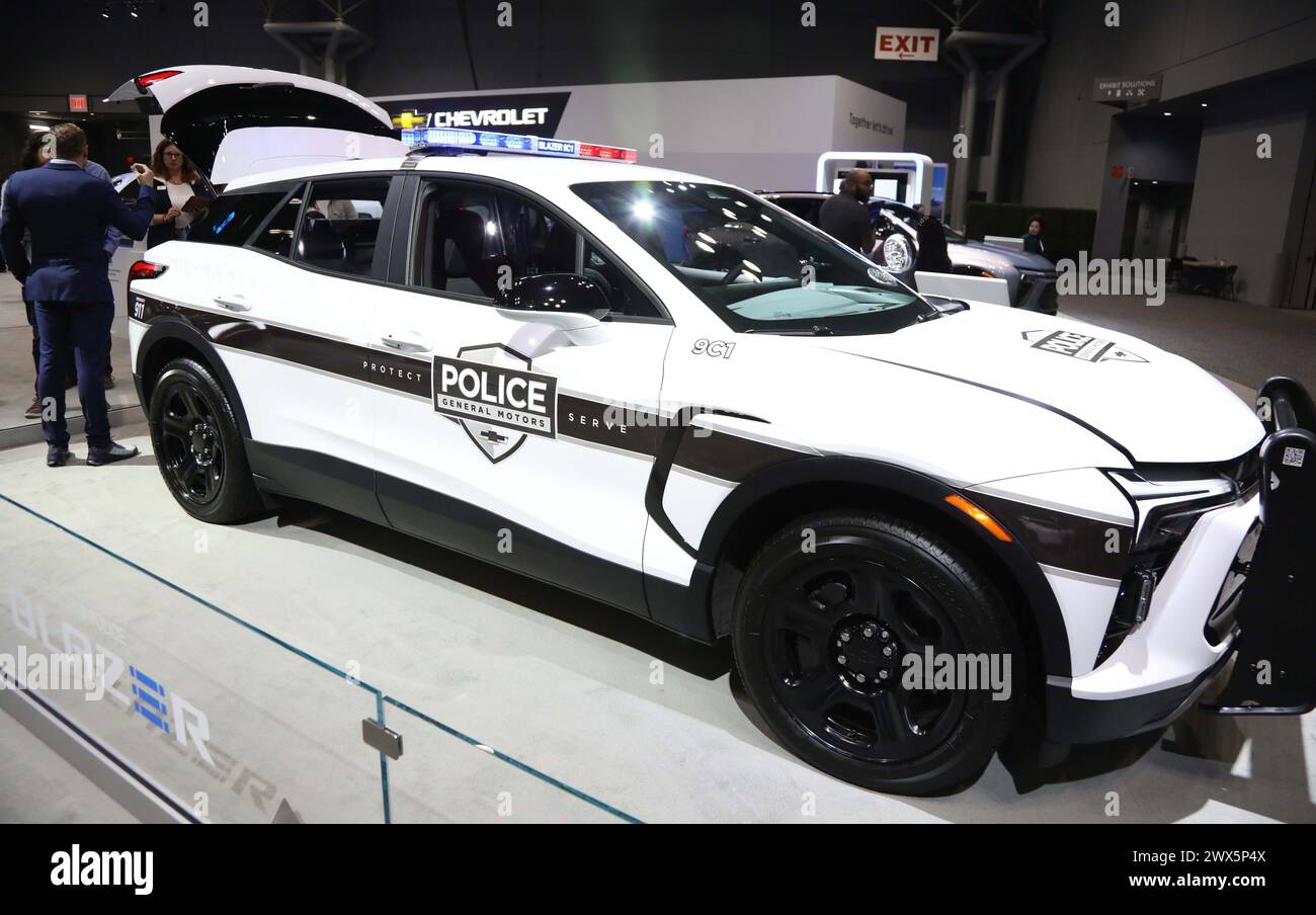 New York, New York, USA. 27th Mar, 2024. 2024 CHEVROLET BLAZER EV ...