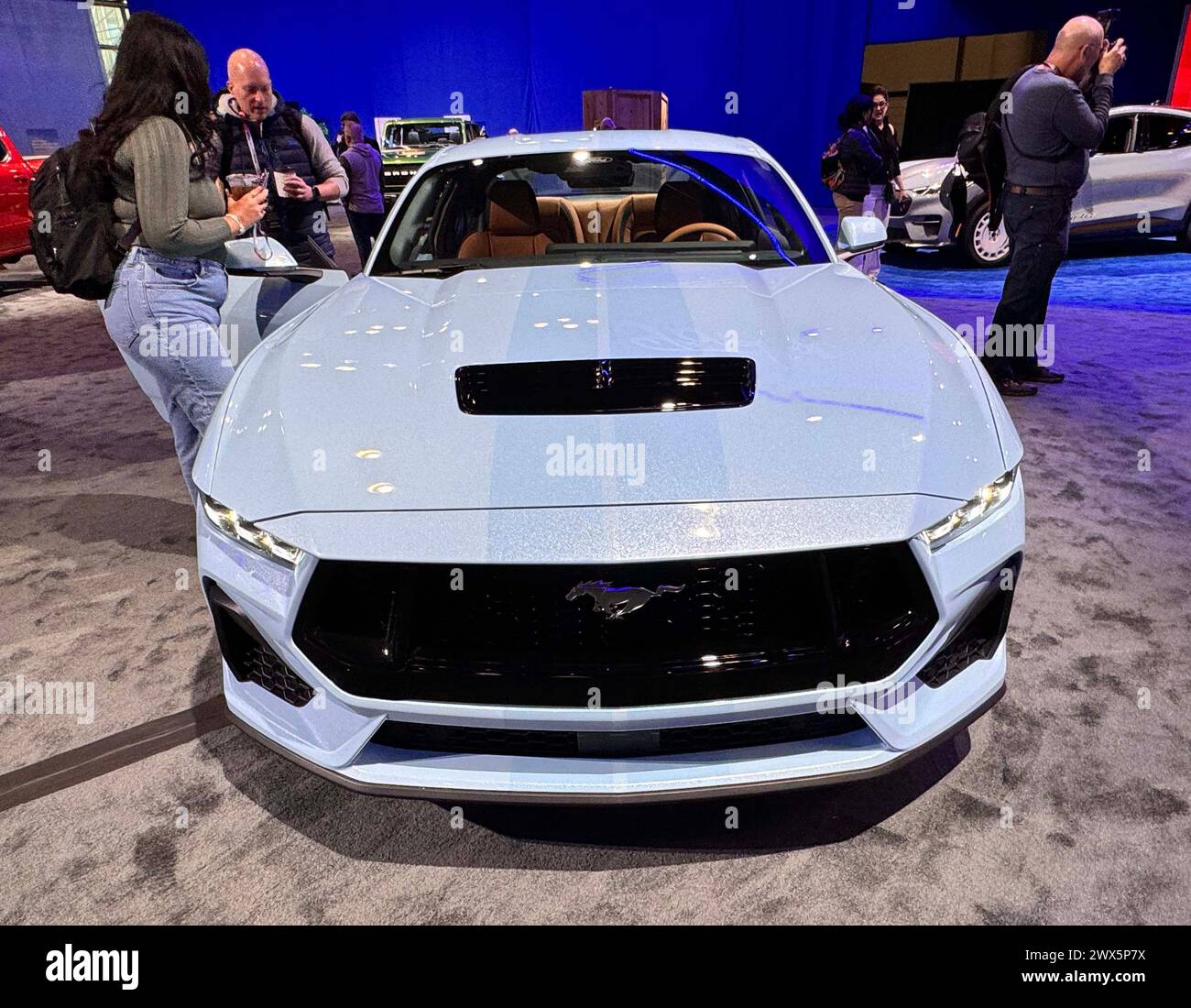 New York, New York, USA. 27th Mar, 2024. 2024 FORD MUSTANG GT designed ...
