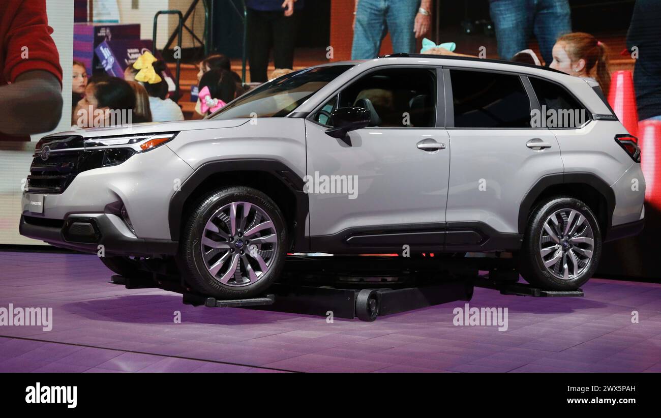 New York, New York, USA. 27th Mar, 2024. 2025 SUBARU FORESTER seen at ...