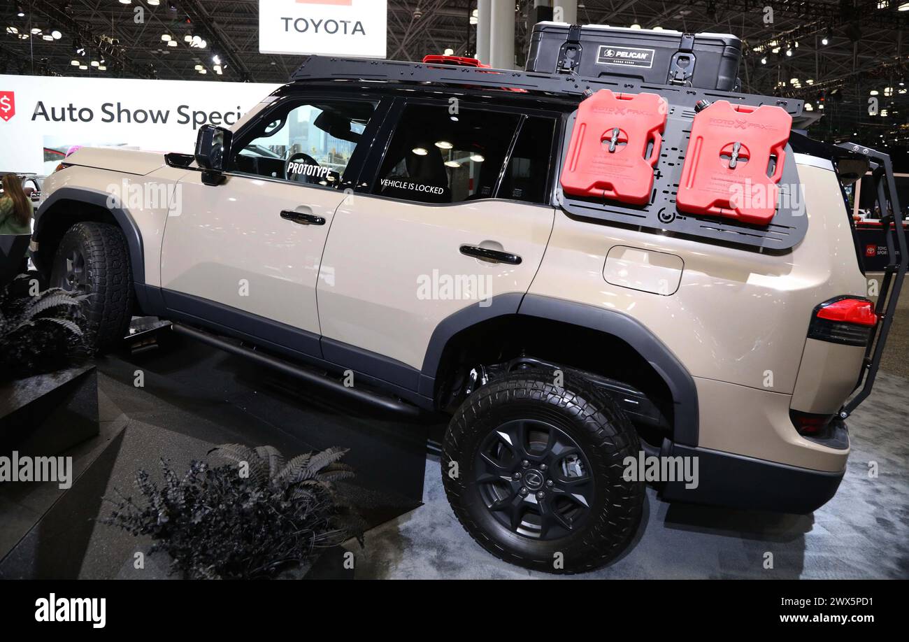 New York, New York, USA. 27th Mar, 2024. 2024 LEXUS GX 550 OVERTRAIL ...