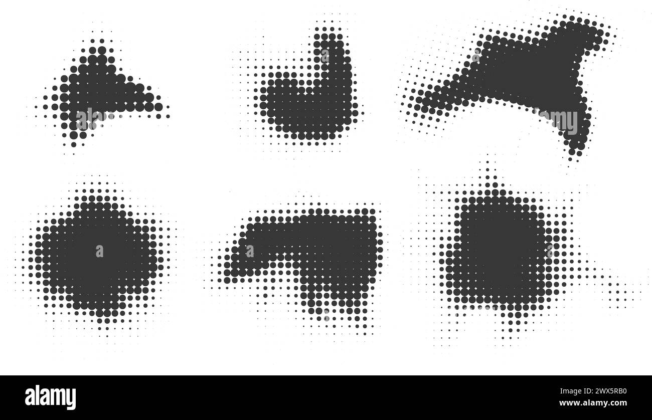 Dotted oval shapes hi-res stock photography and images - Alamy