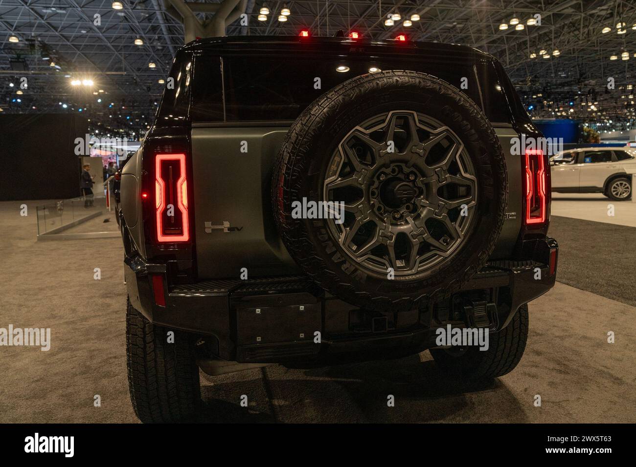 New York, USA. 27th Mar, 2024. GMC Hummer 2025 on display during ...