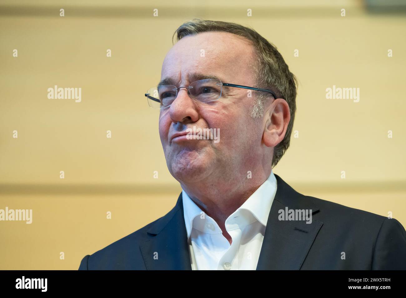 Dresden, Germany. 27th Mar, 2024. Boris Pistorius (SPD), Federal ...