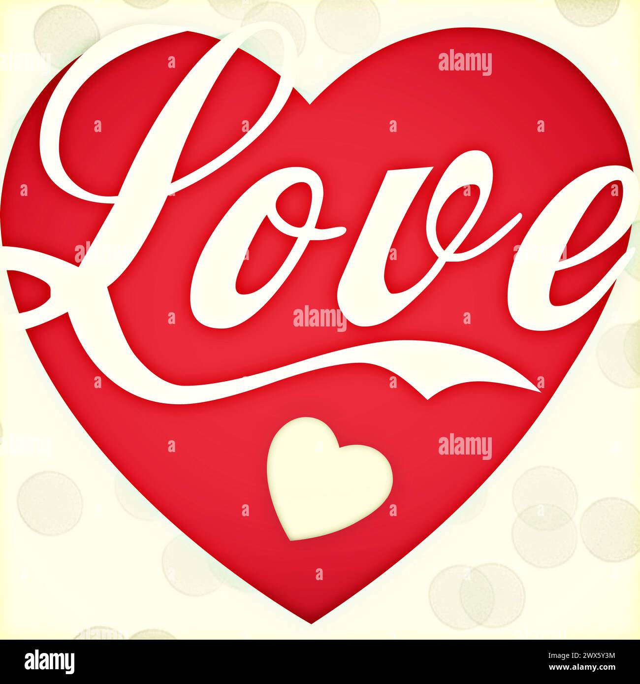 Love font circle sign hi-res stock photography and images - Alamy