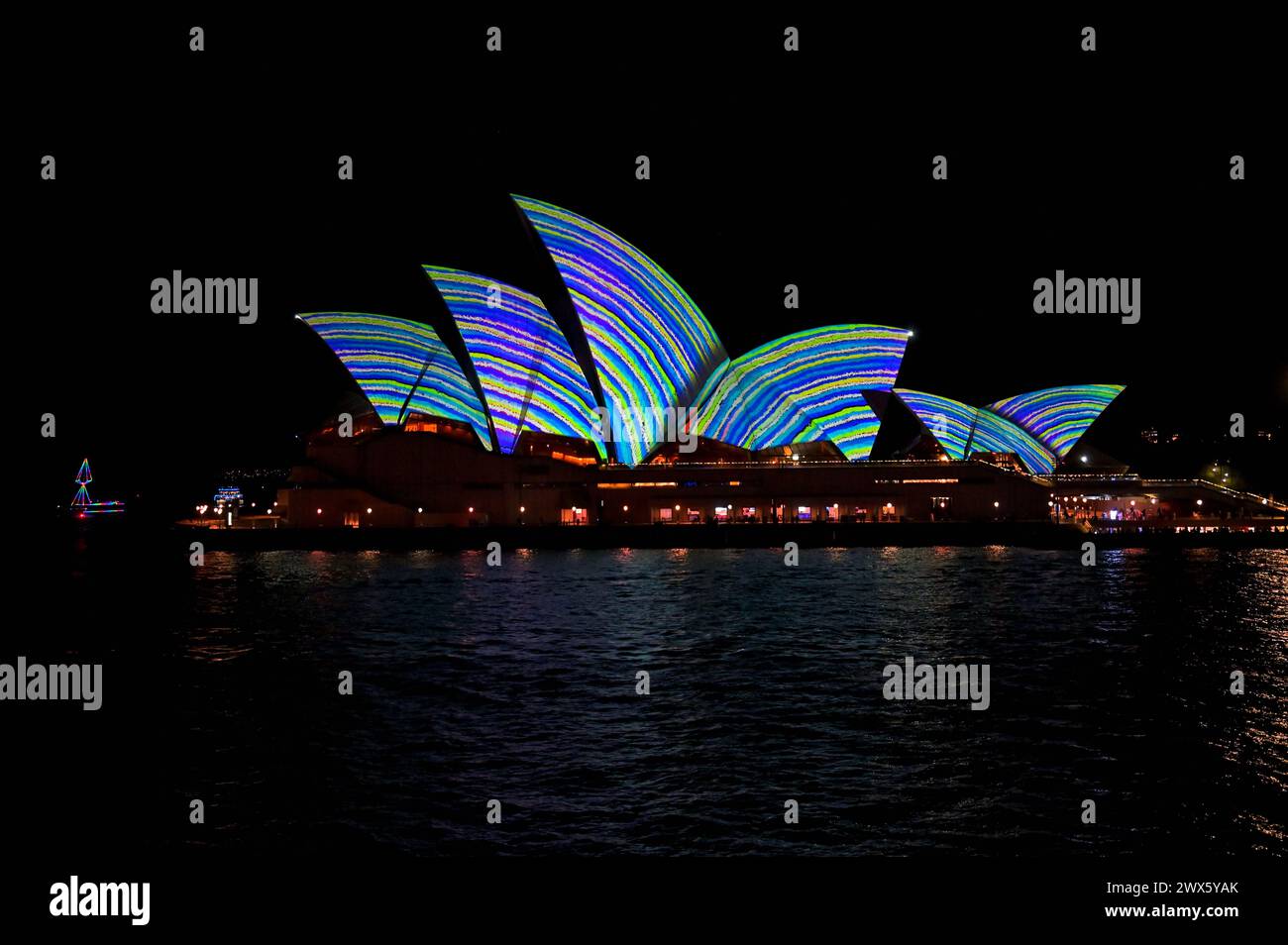 Vivid Sunset Dinner Cruise Stock Photo - Alamy