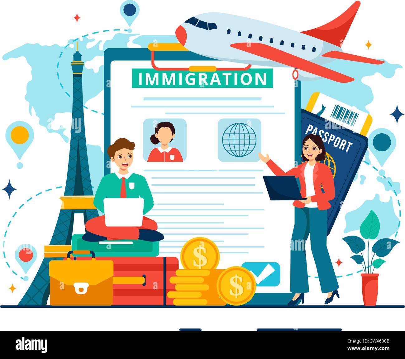 Refugee counseling Stock Vector Images - Alamy