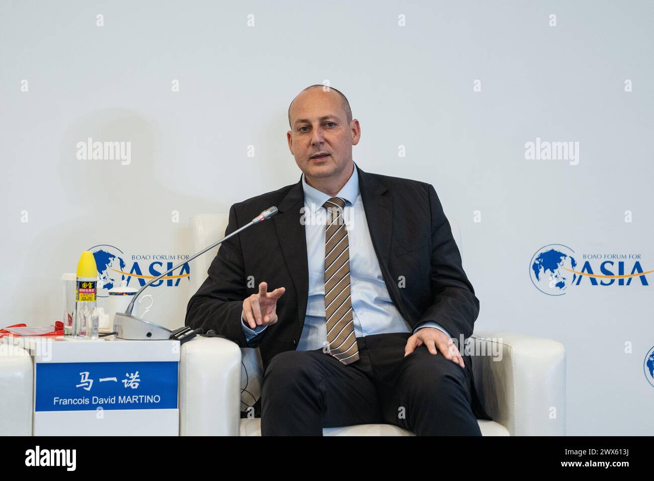 Boao, China's Hainan Province. 27th Mar, 2024. Francois David Martino ...