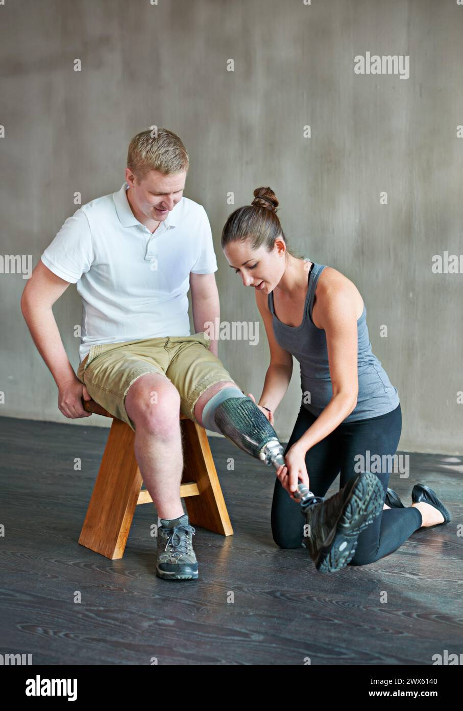 Prosthesis fitting hi-res stock photography and images - Alamy