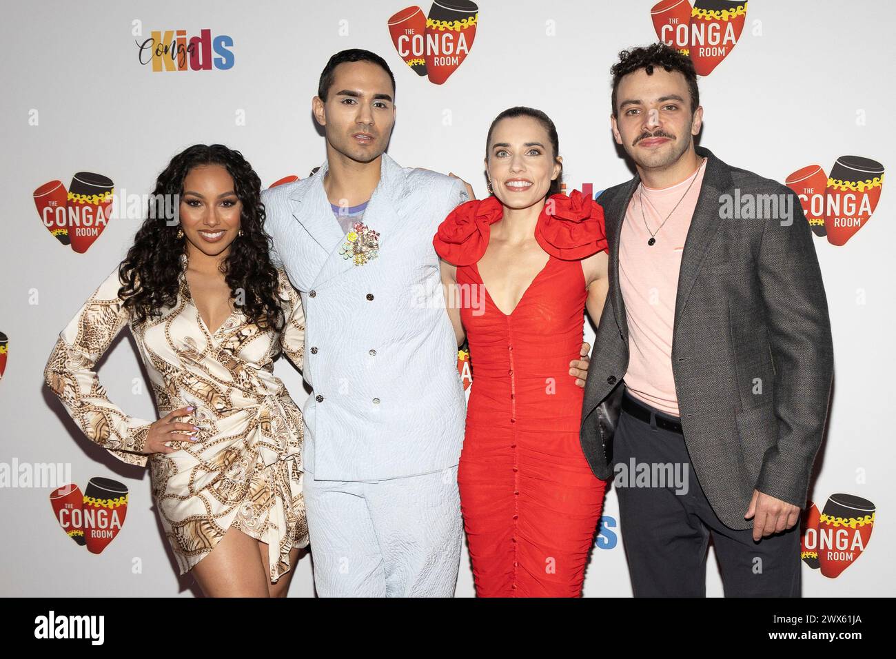 Los Angeles, USA. 27th Mar, 2024. Danielle Larracuente, Brandon Delsid ...