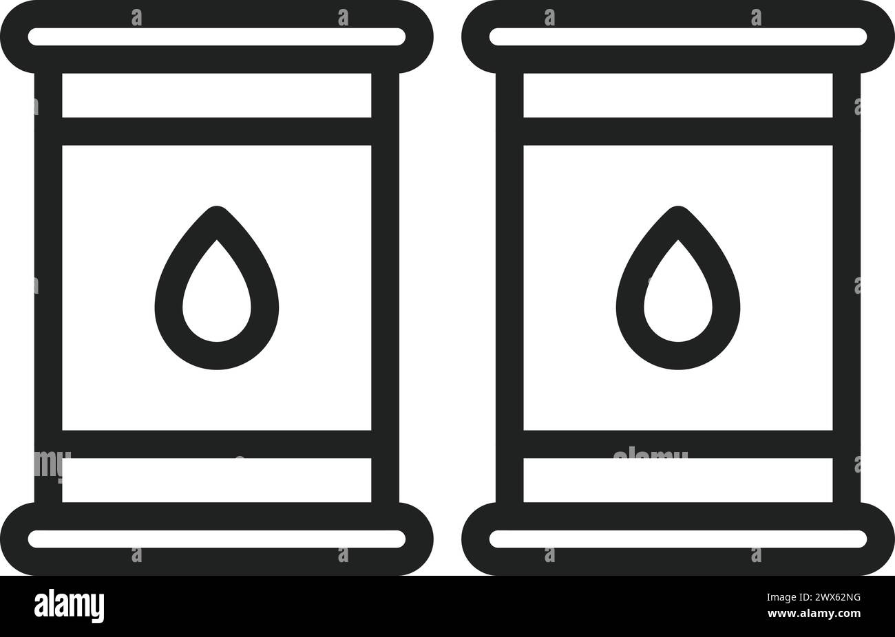 Barrels icon vector image. Suitable for mobile application web ...