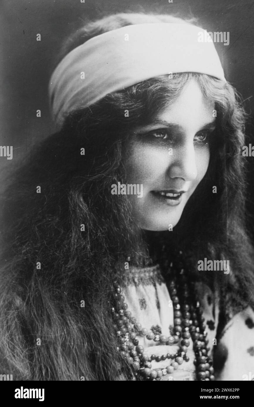 French opera singer Marguerite Carre (1880-1947) in Nikolai Rimsky ...