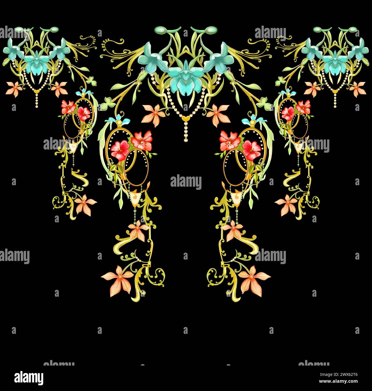 A beautiful Digital Motif Design, Manual composition, Design for cover ...