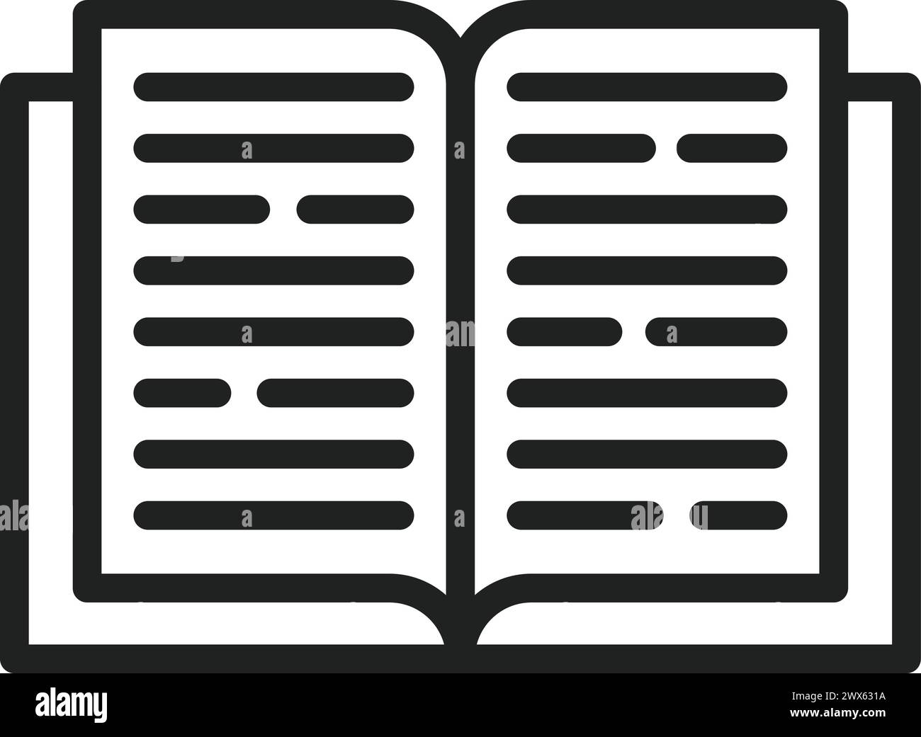 Book icon vector image. Suitable for mobile application web application ...