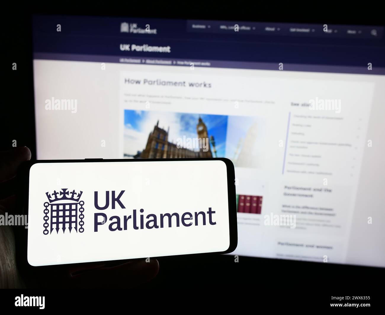 House of commons logo hi-res stock photography and images - Alamy