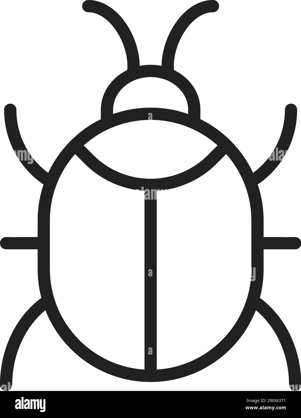 Bug Problem icon vector image. Suitable for mobile application web application and print media ...