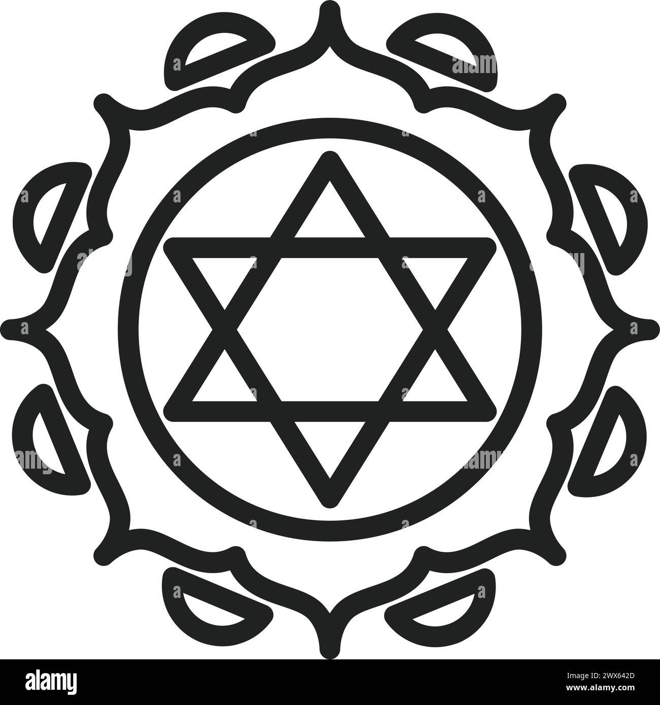 Chakra icon vector image. Suitable for mobile application web ...
