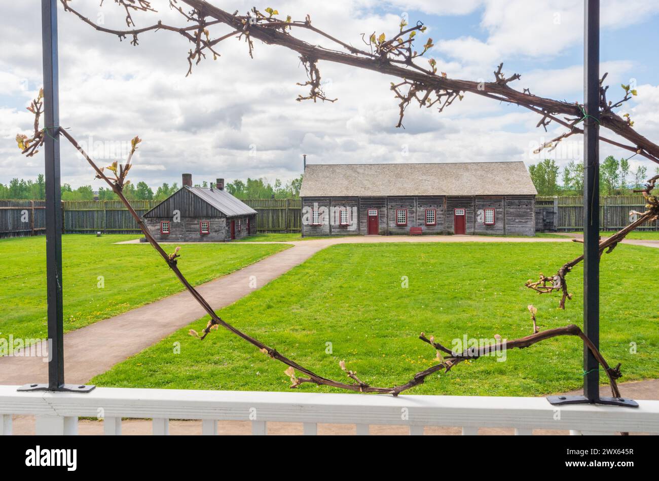 Fort Vancouver National Historic Site in Washington State, USA Stock ...