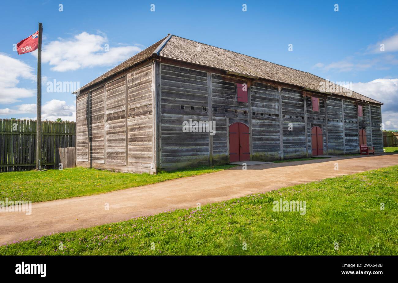 Fort Vancouver National Historic Site in Washington State, USA Stock ...