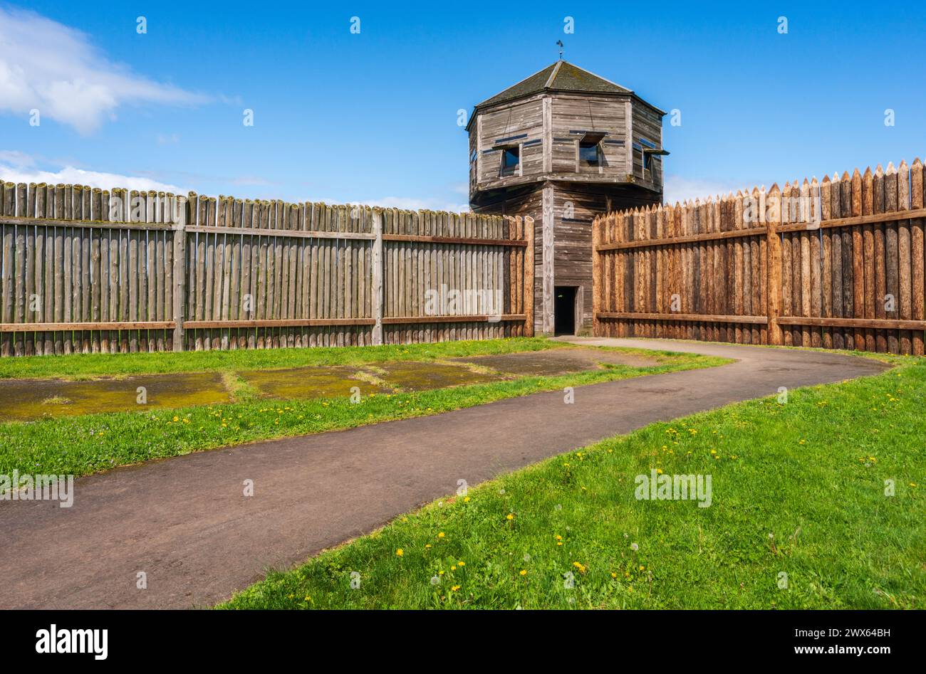 Fort Vancouver National Historic Site in Washington State, USA Stock ...